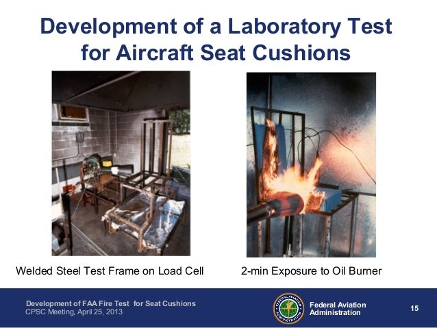 Development of Fire Test for Aircraft Seat Cushions