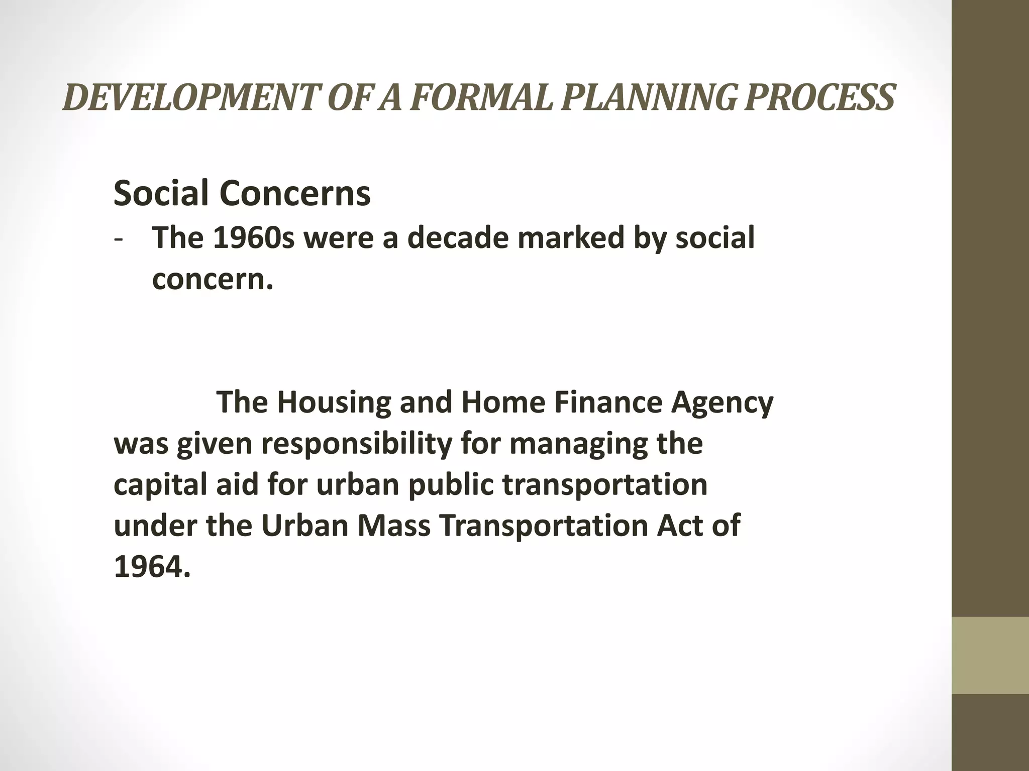 DEVELOPMENT OF FORMAL PLANNING PROCESS.pptx | Business and Finance