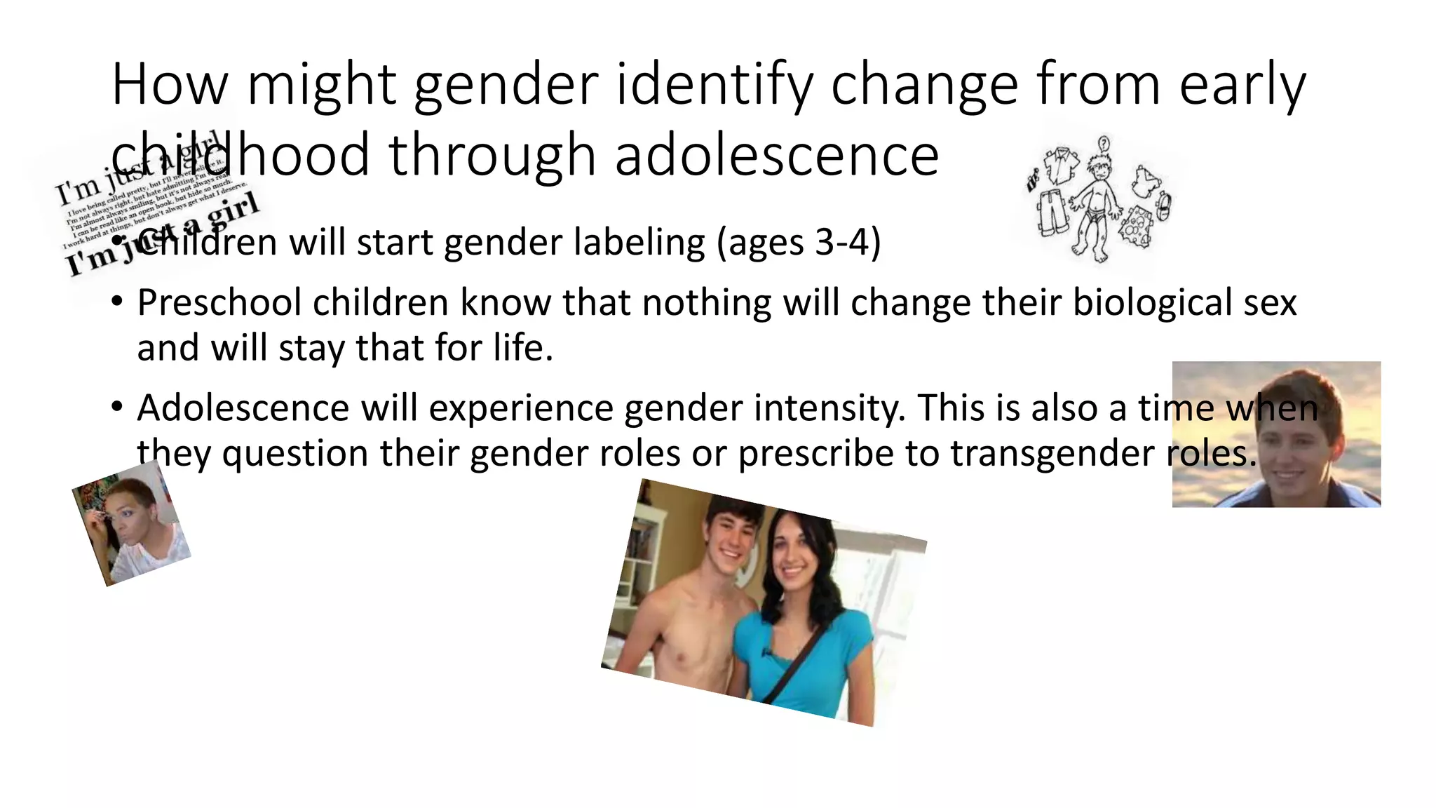 Development of gender roles | PPTX