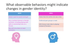 Development of gender roles | PPTX