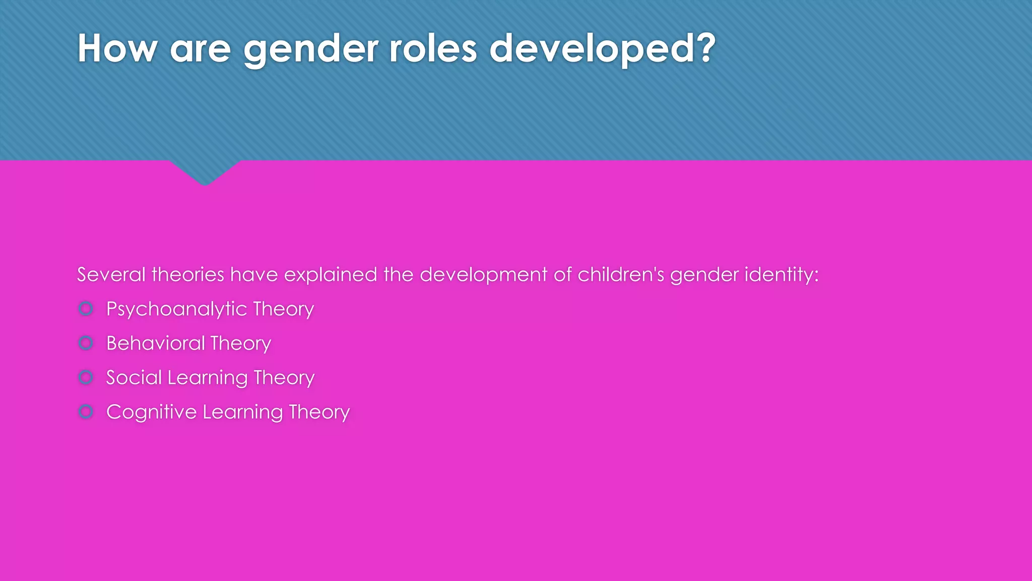 Development of gender roles | PPTX | Parenting Babies and Toddlers ...