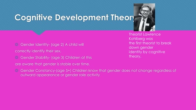 Development of gender roles | PPT
