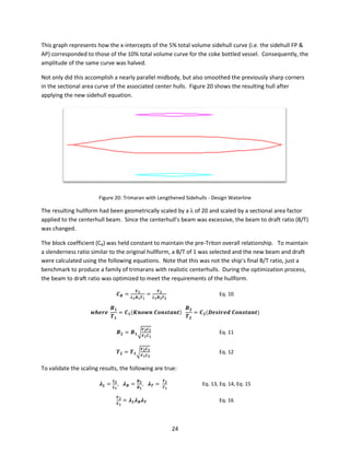 Development of generalized trimaran hullform design methodology (5-16 ...