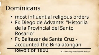 Readings in Philippine History: Development of History | PPTX