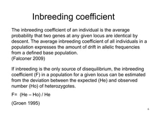 Development of inbreeding and relationship under selection | PPT