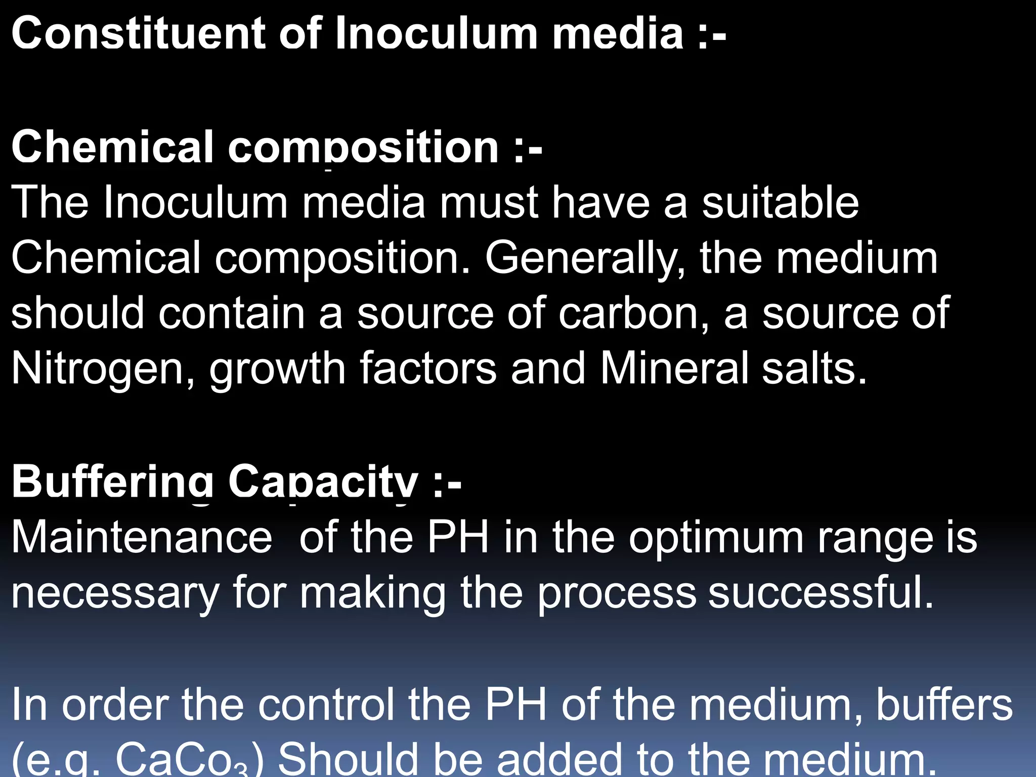 Development of inoculum ppt | PPTX