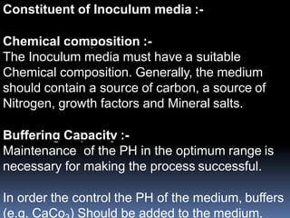Development of inoculum ppt | PPTX