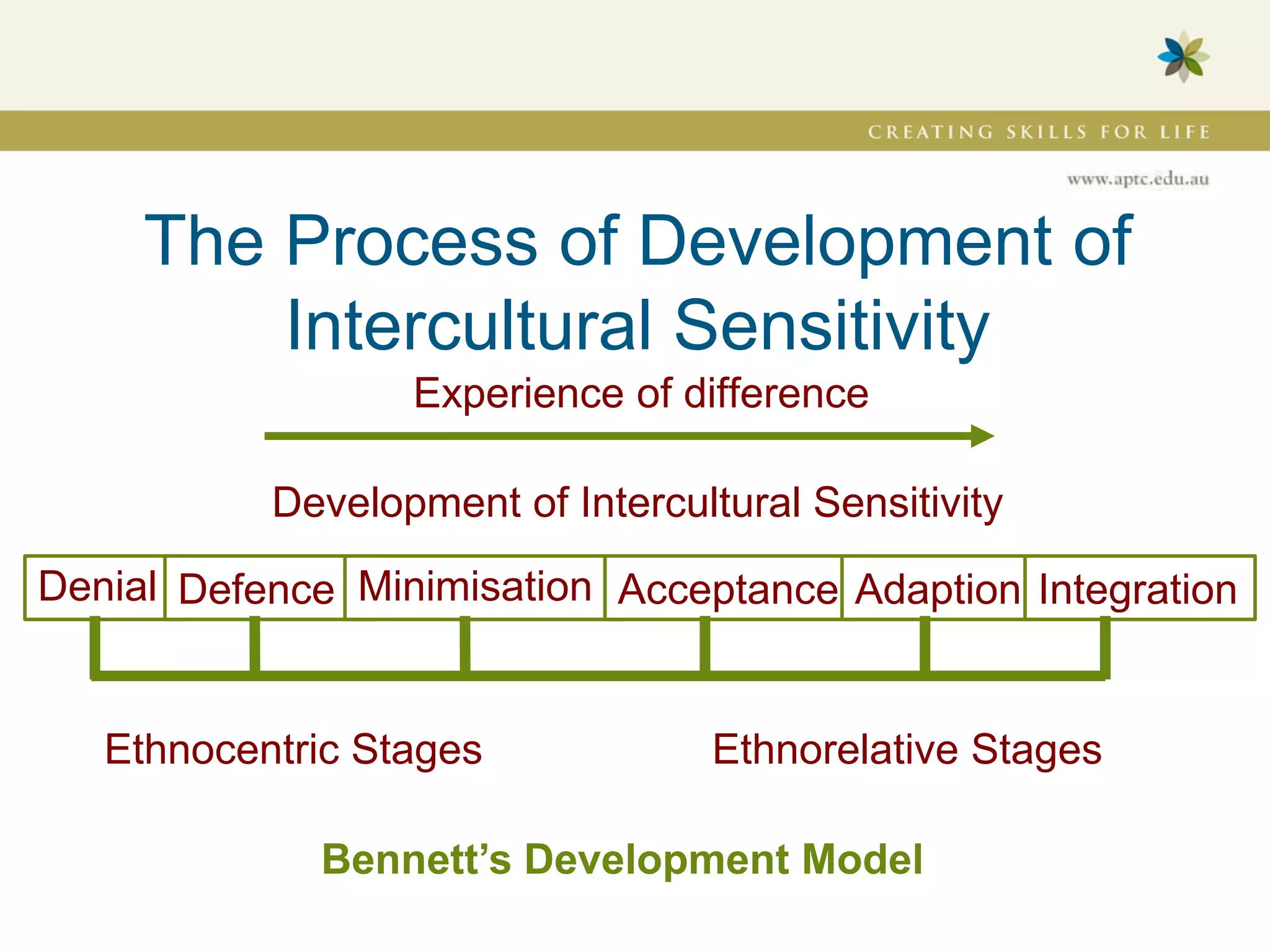 Development of intercultural sensitivity | PPTX