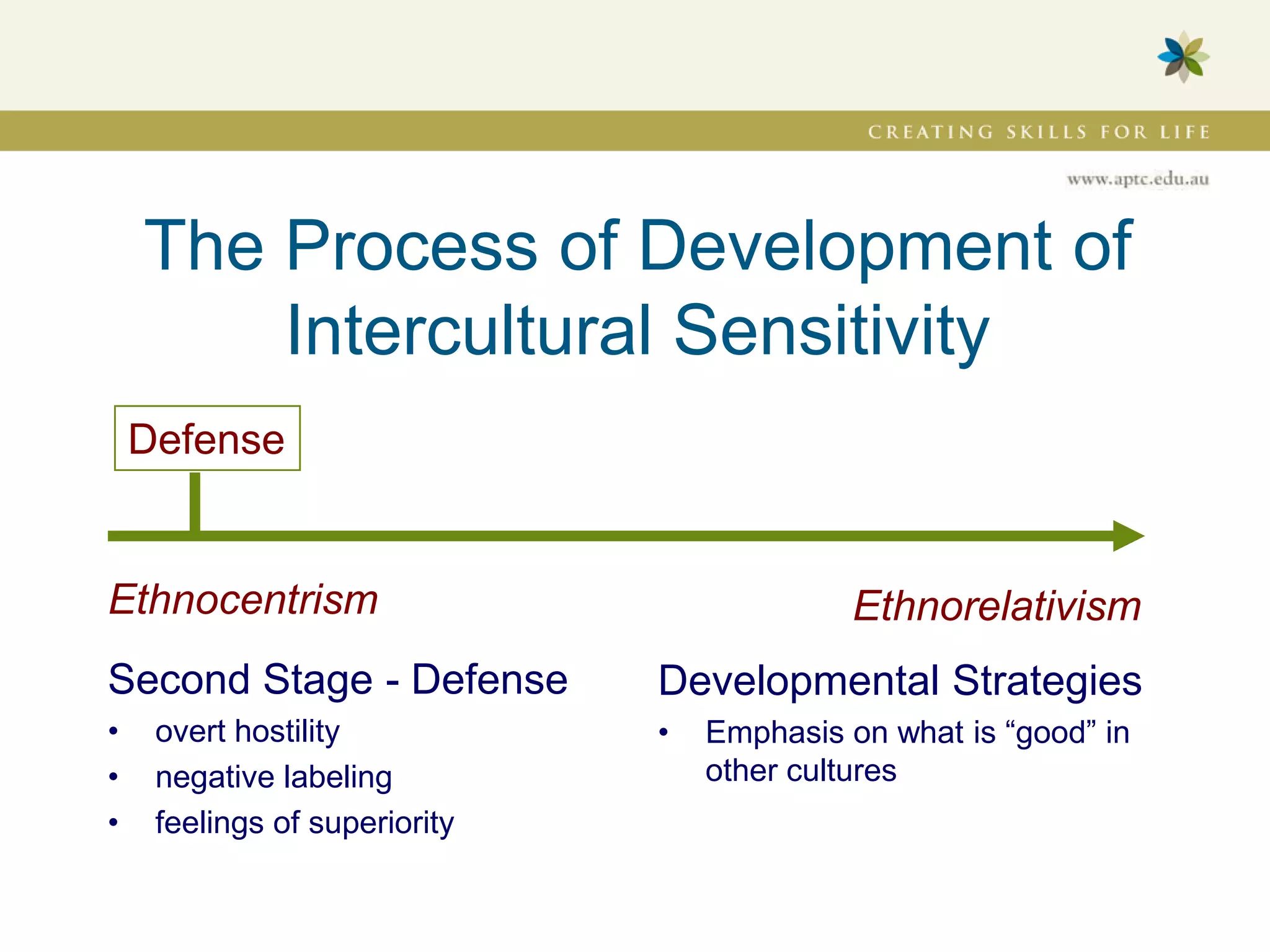 Development of intercultural sensitivity | PPTX
