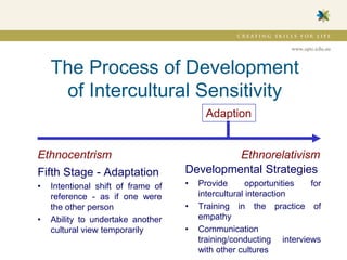 Development of intercultural sensitivity | PPTX