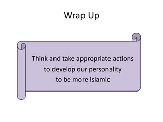 Development of Islamic Personality | PPTX