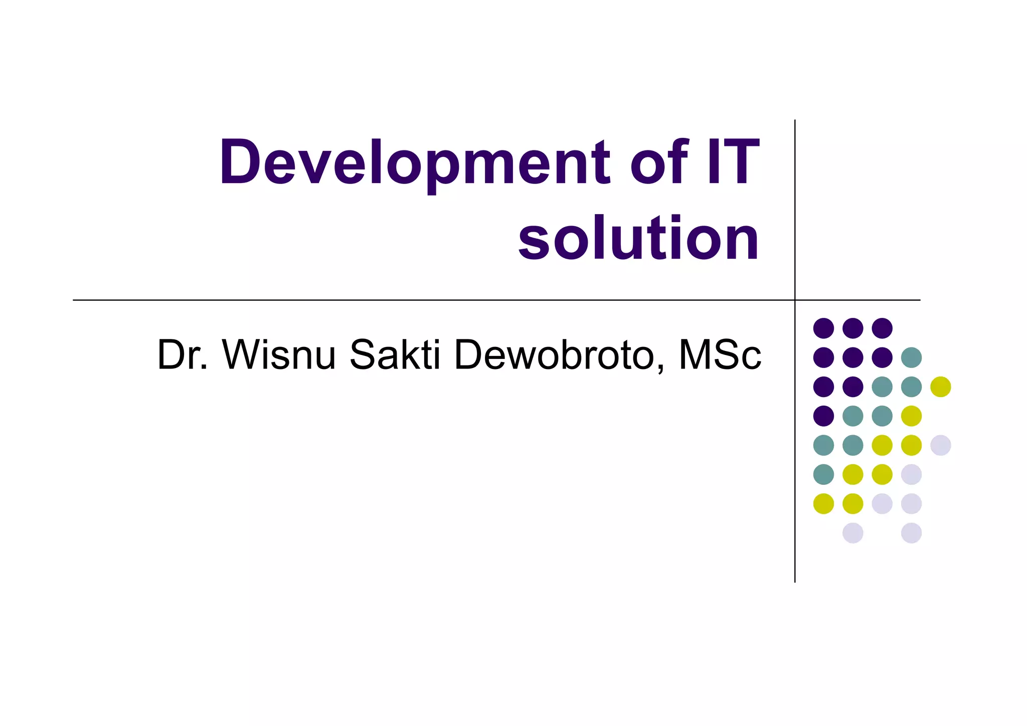 Information Technology Development | PPT