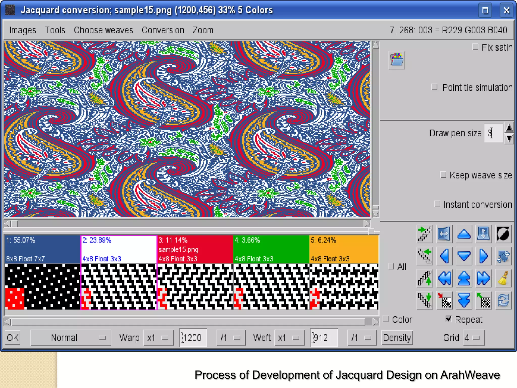 Development Of Jacquard Design Through Computer Aided Design Cad Weav…