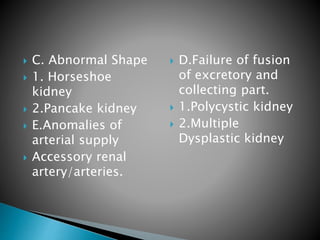 Development of kidney | PPTX