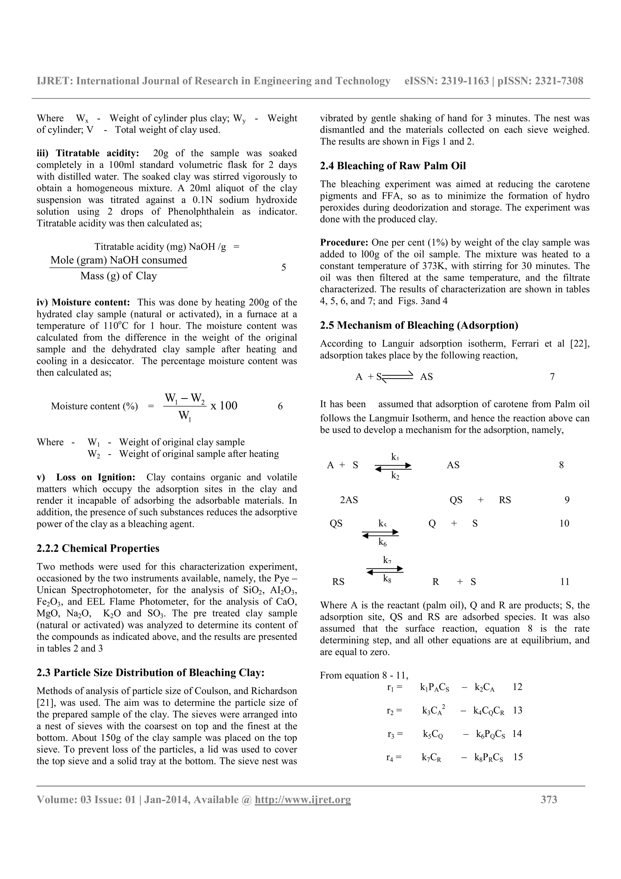 Development of kinetic model for adsorption of | PDF