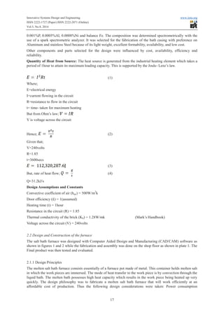 Development of laboratory scale salt bath furnace | PDF