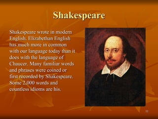 Development of Language-Problems and Prospect-Old English to Modern ...