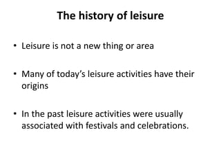 DEvelopment of Leisure.pptx