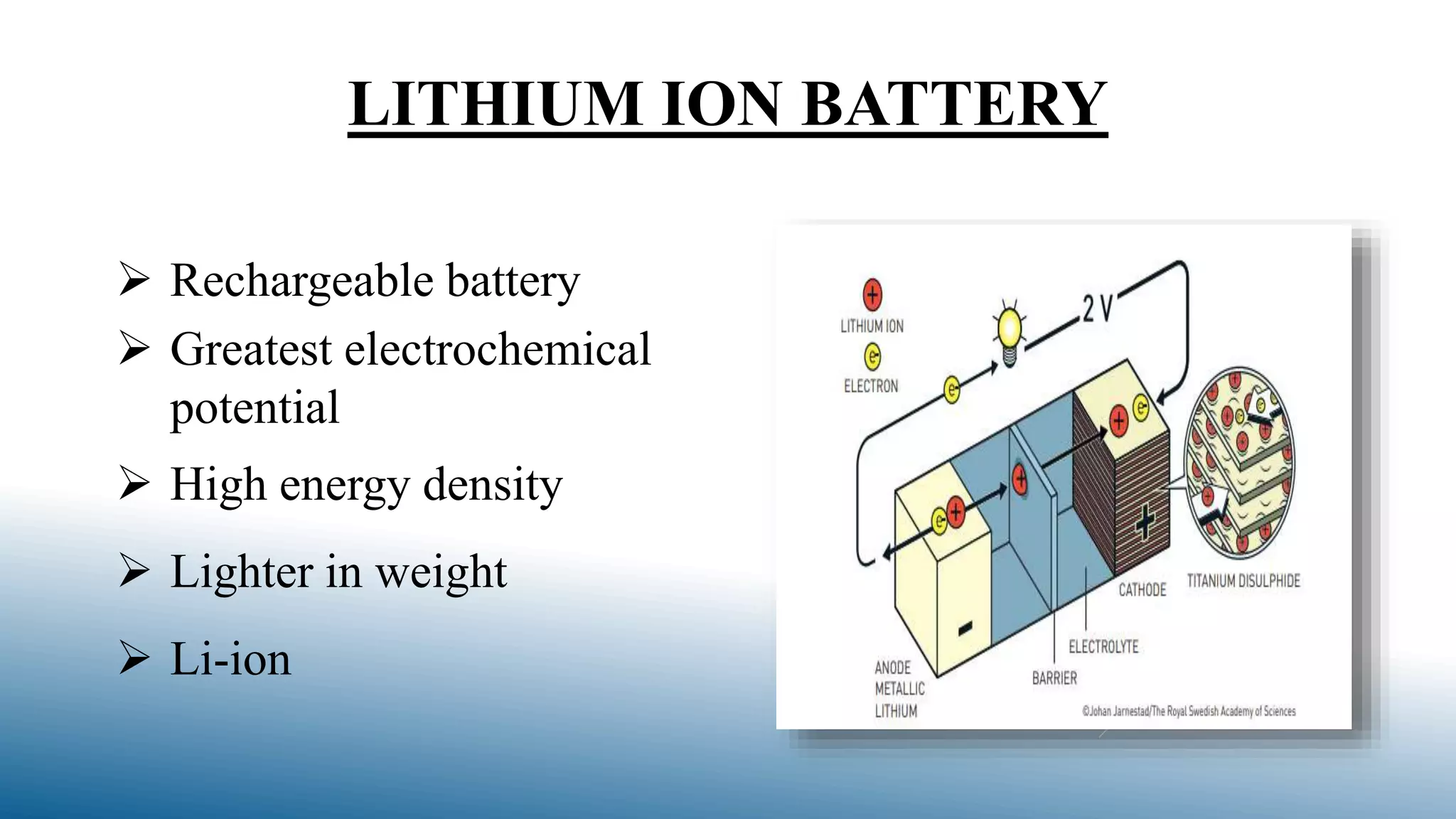 Development of lithium ion battery | PPTX