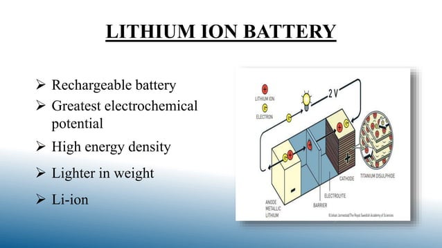 Development of lithium ion battery | PPTX