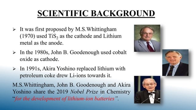 Development of lithium ion battery | PPTX