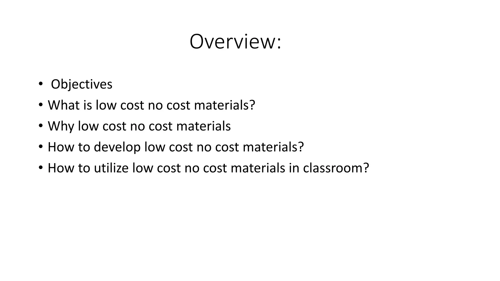 development of low cost learning material.pptx
