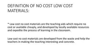 development of low cost learning material.pptx