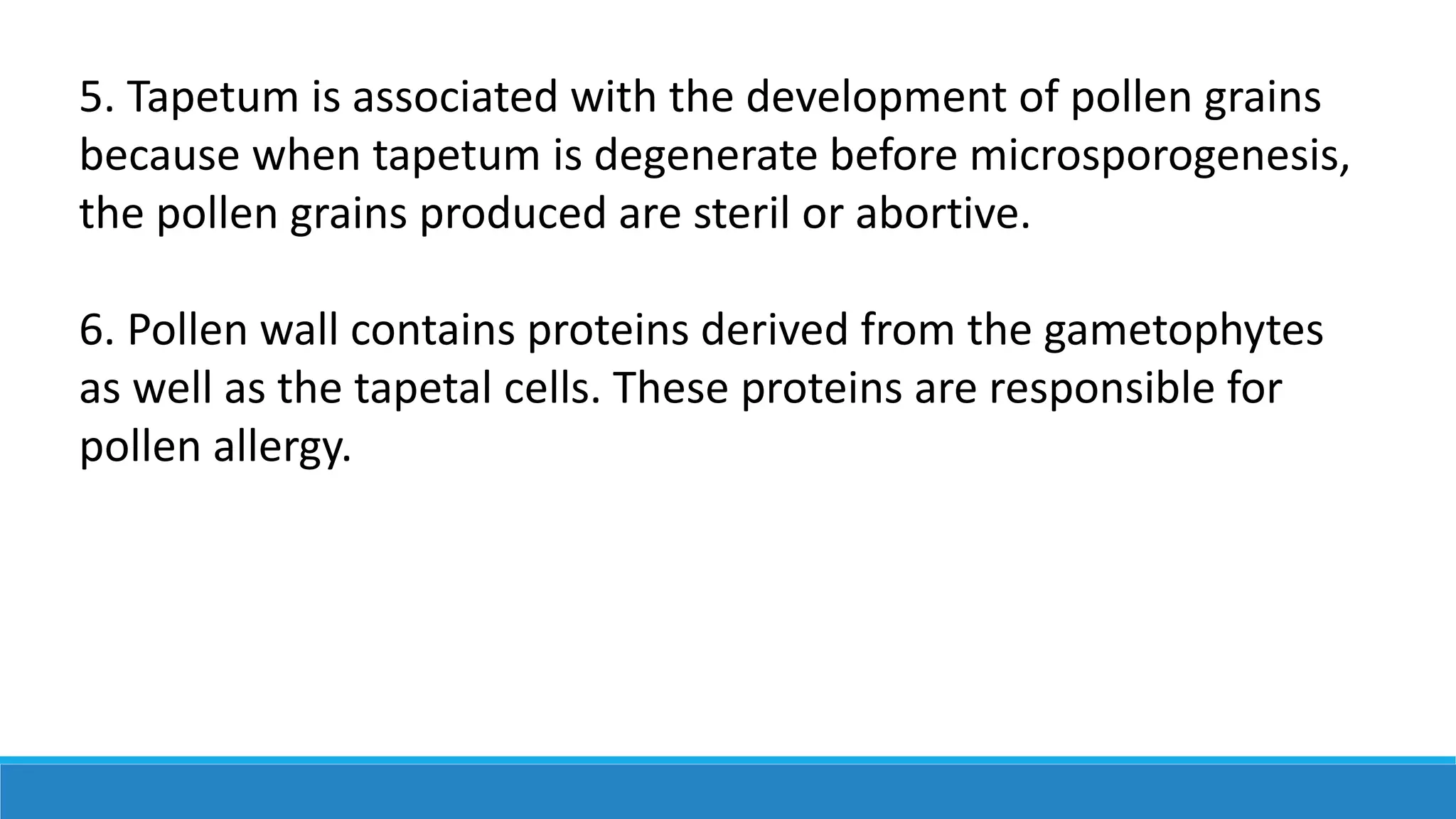 Development of male gametophyte | PPTX