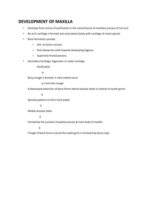 Development of Maxilla.pdf | Death, Injury, or Military Conflict ...