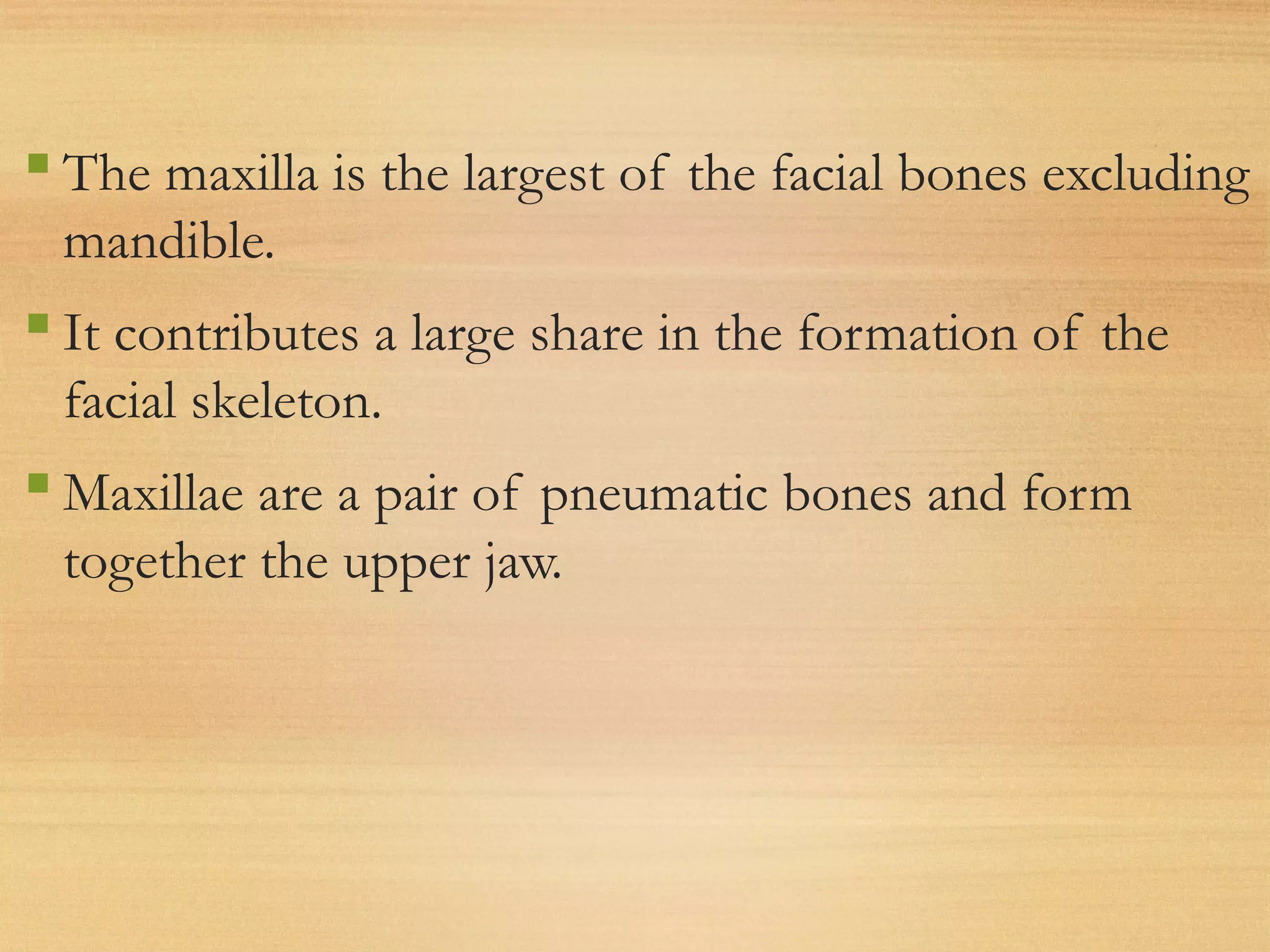 Development of maxilla and palate | PPT