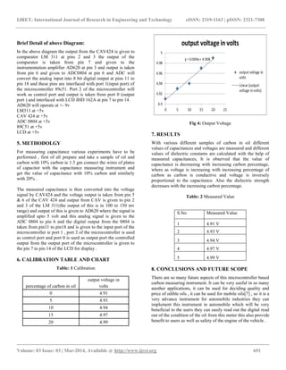 Development of microcontroller based instrument for checking quality of edible oils | PDF ...