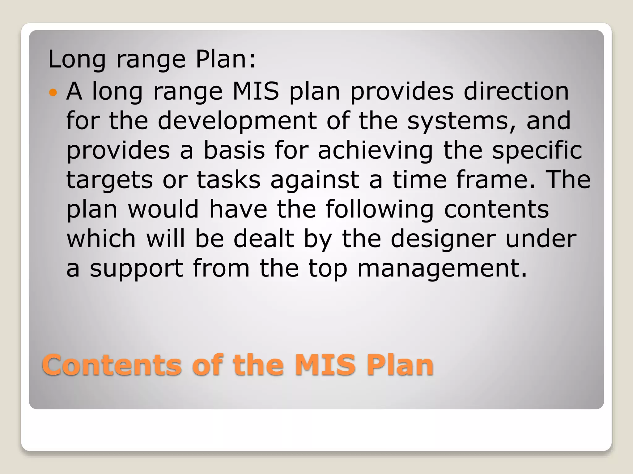 Development of mis | PPTX
