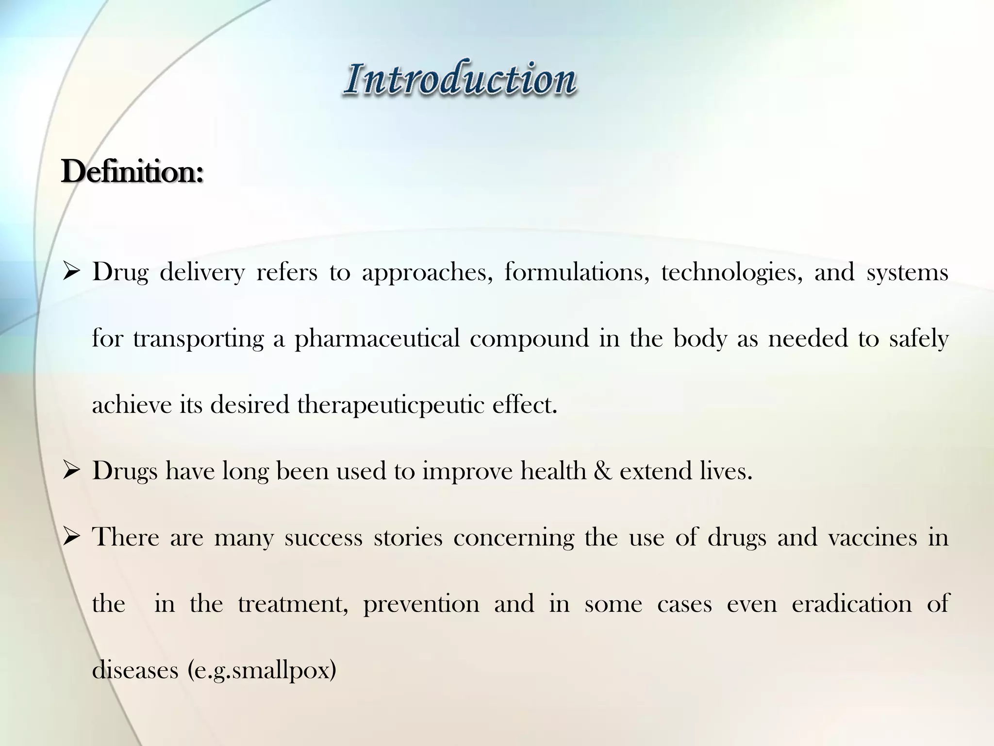 Development of modern drug delivery systems | PPT