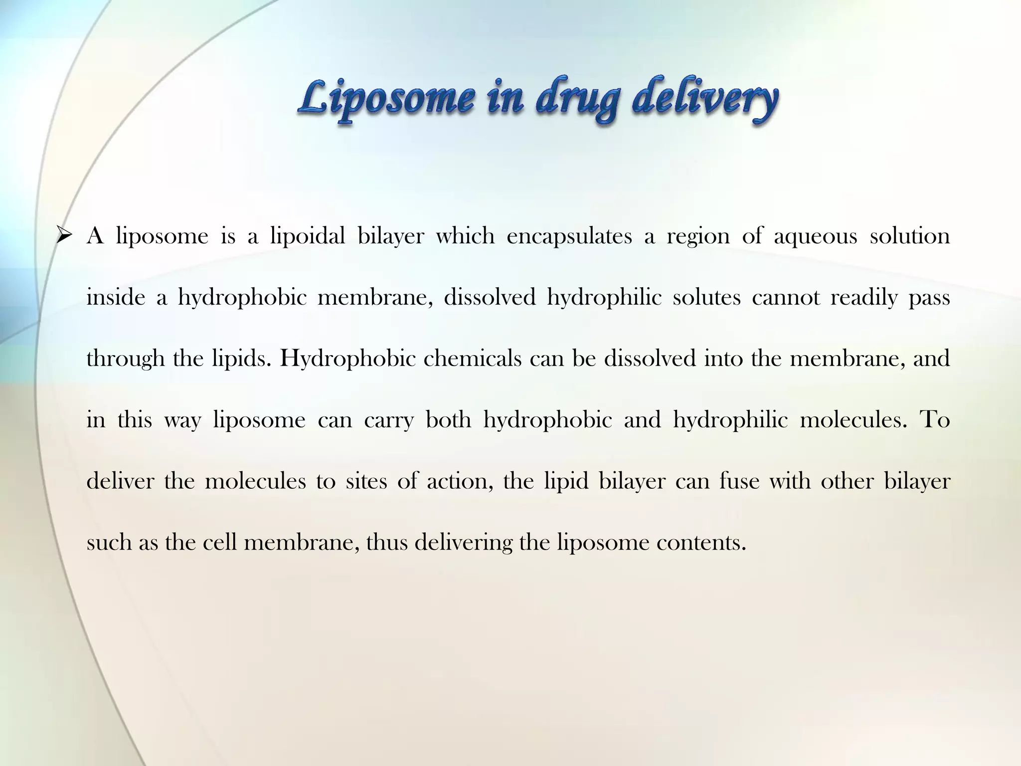 Development of modern drug delivery systems | PDF