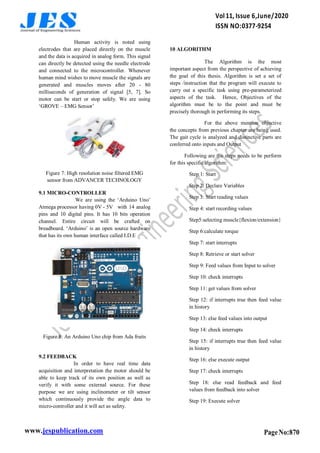 DEVELOPMENT OF MOTION CONTROL ALGORITHM FOR LOWER LIMB EXOSKELETONE ...