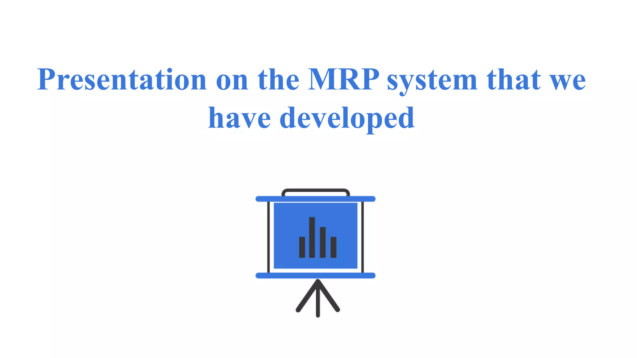Development of MRP in Microsoft Excel | PPTX | Business | Business and ...