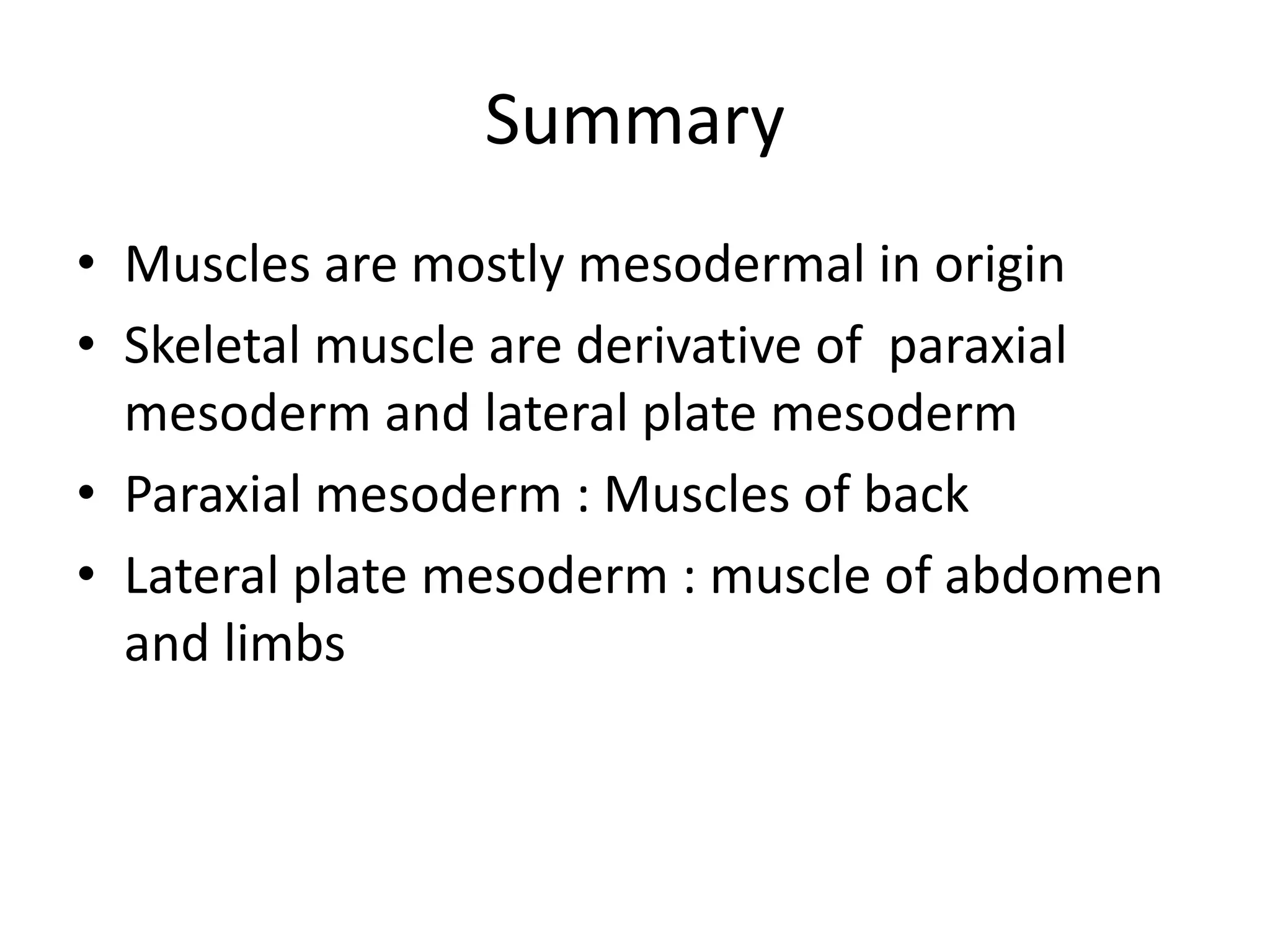 Development of Musculoskeletal system | PPTX