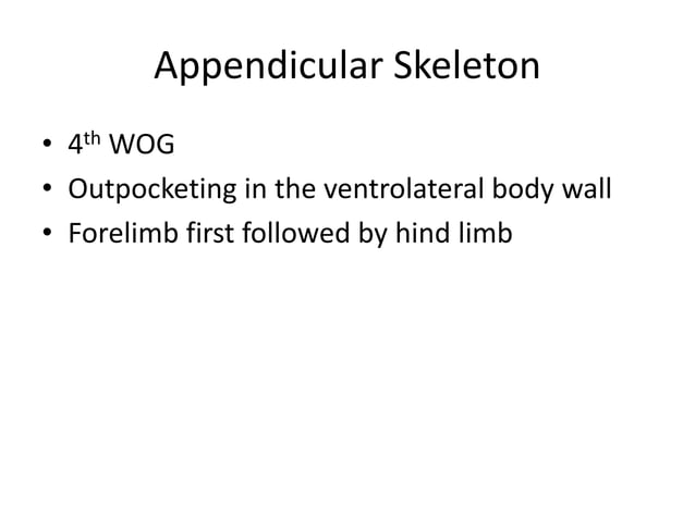 Development of Musculoskeletal system | PPTX