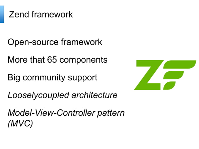 Development Of Multiplatform Cms System With Zend Framework Pptx