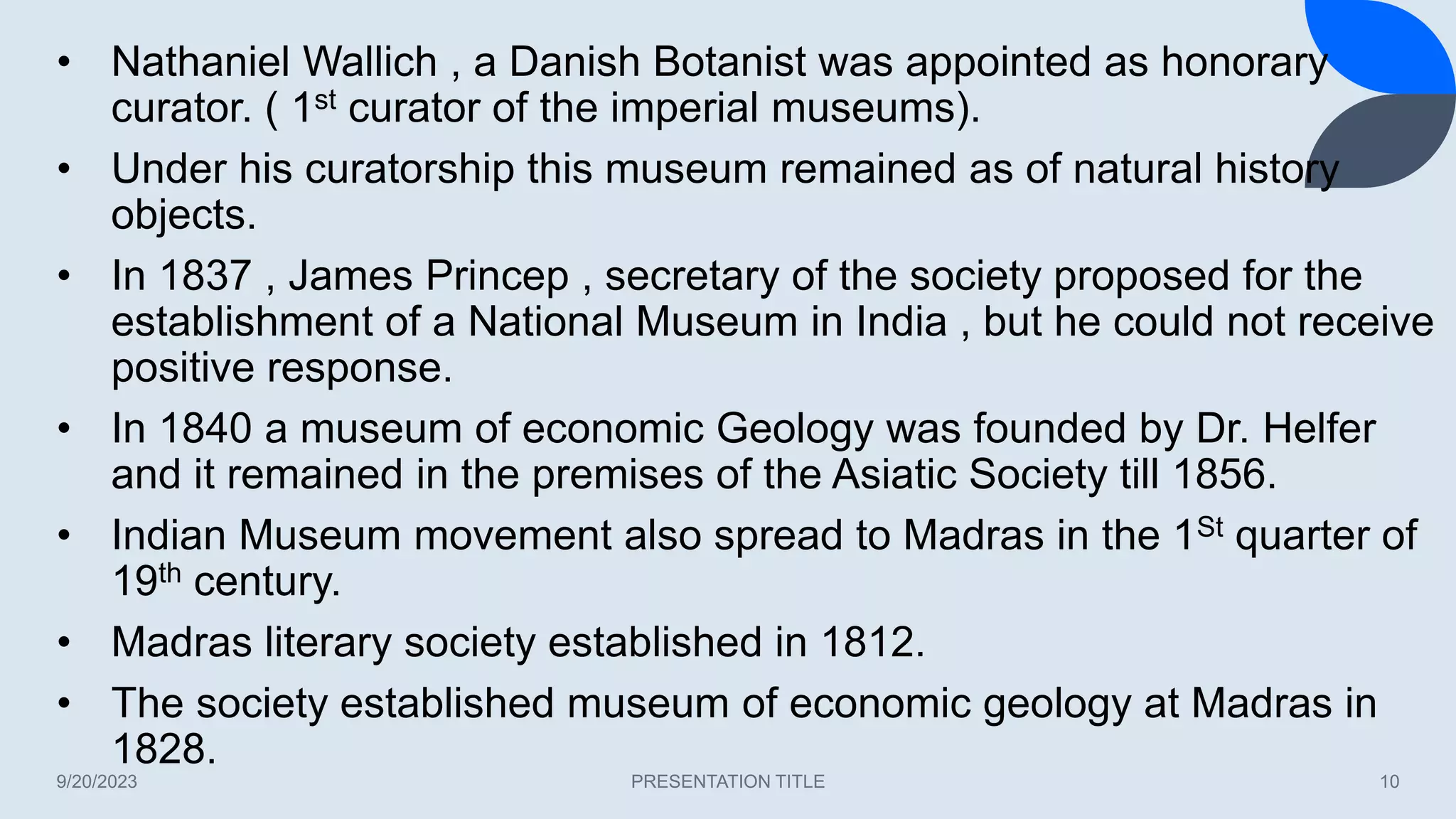 Development of Museums in India.ppt