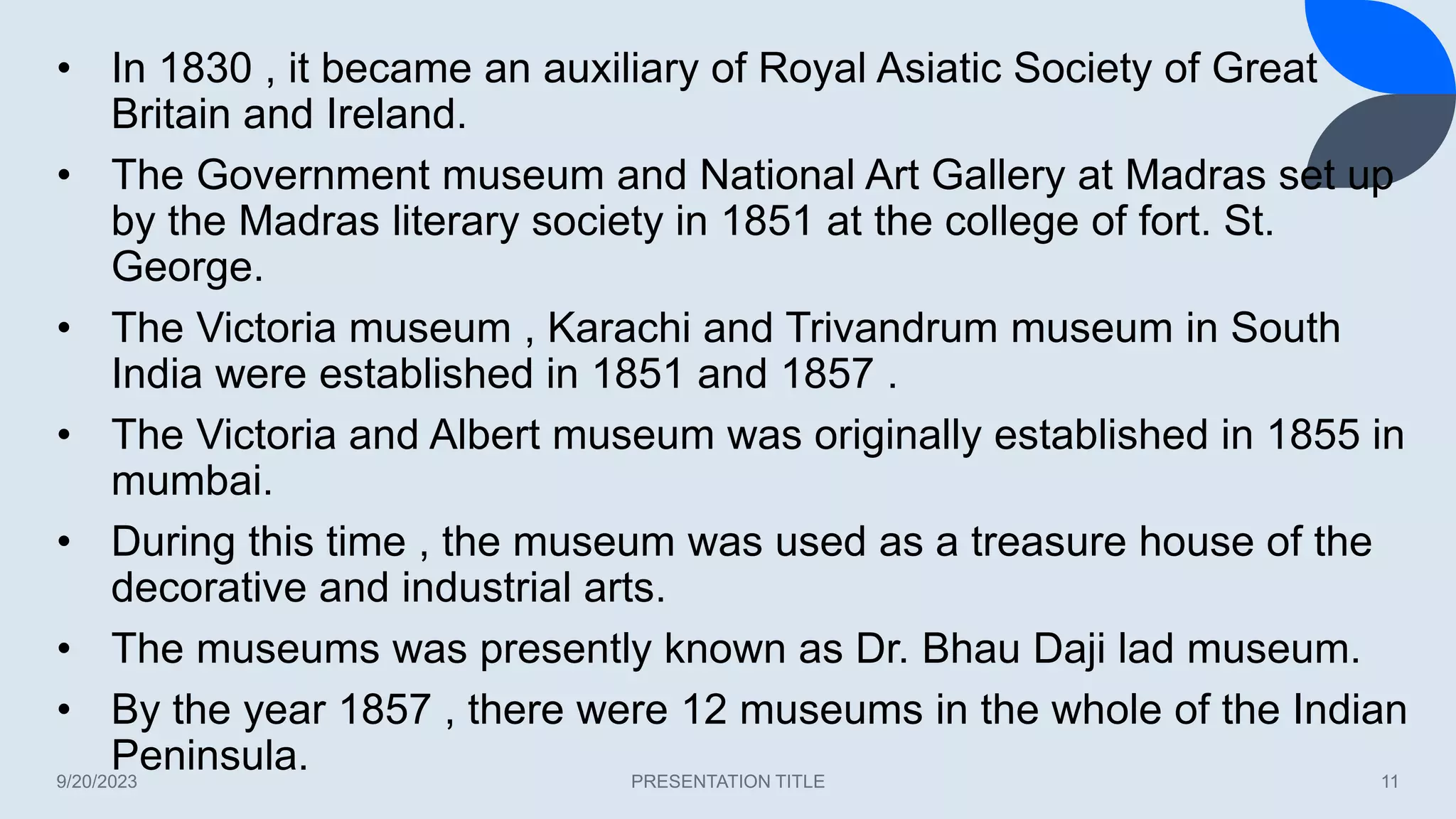 Development of Museums in India.ppt
