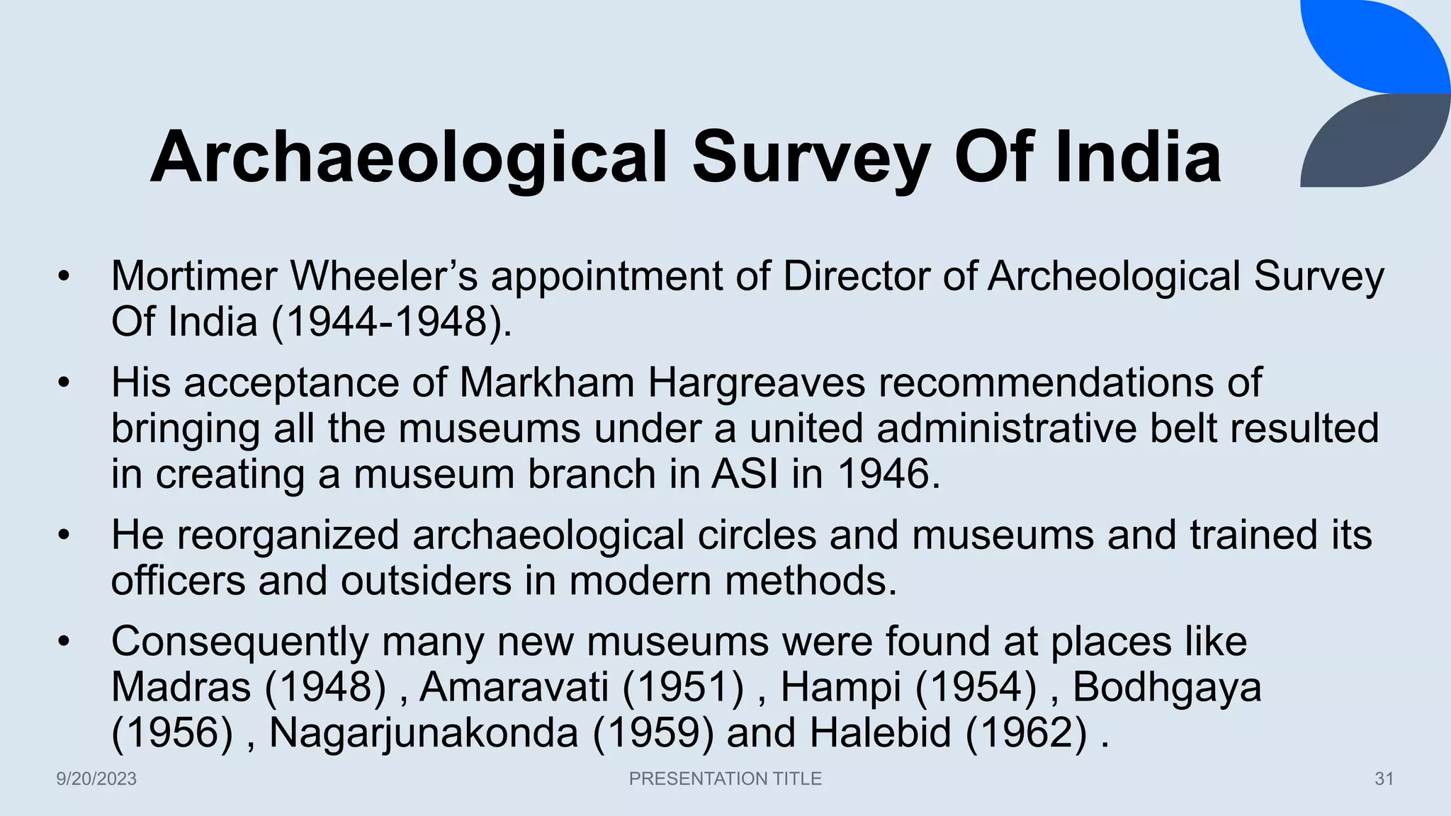 Development of Museums in India.ppt