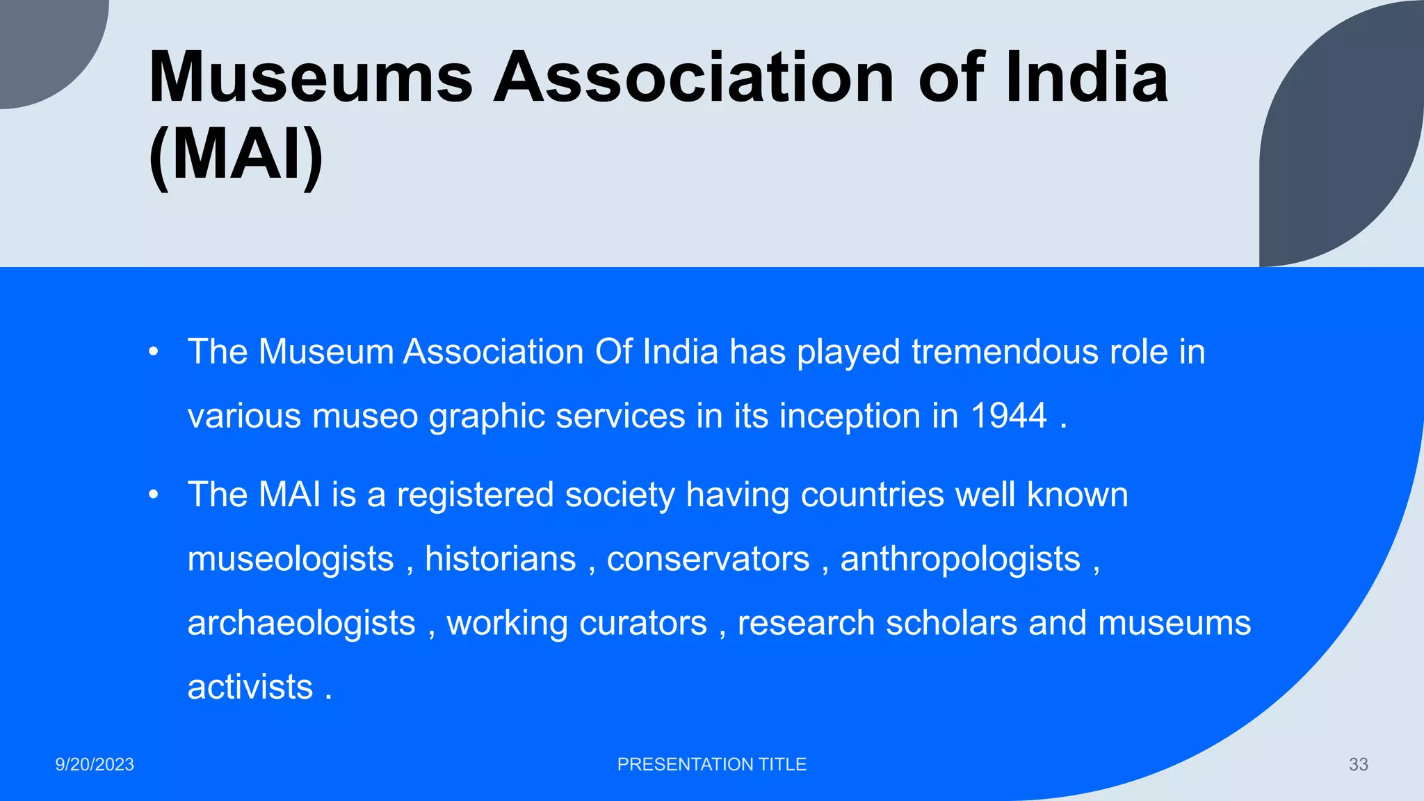 Development of Museums in India.ppt