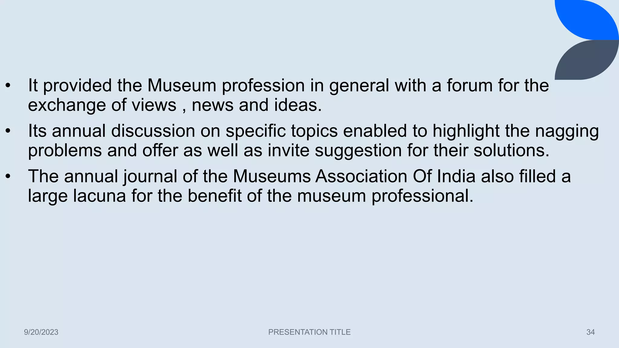 Development of Museums in India.ppt