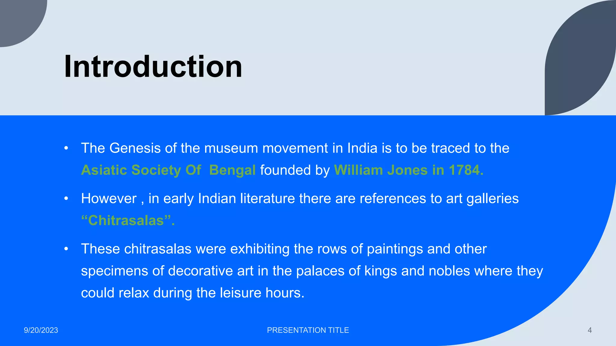 Development of Museums in India.ppt