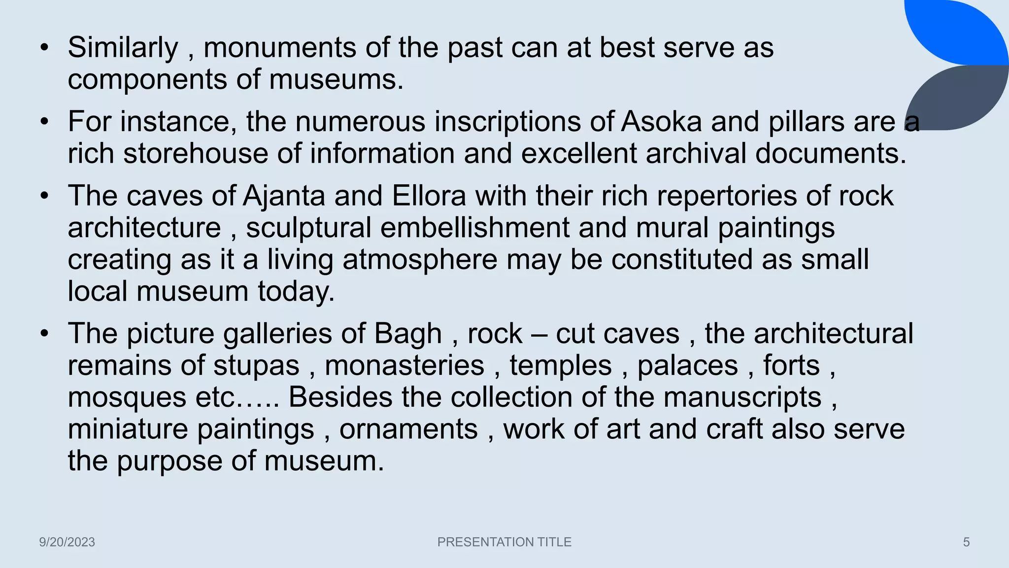 Development of Museums in India.ppt