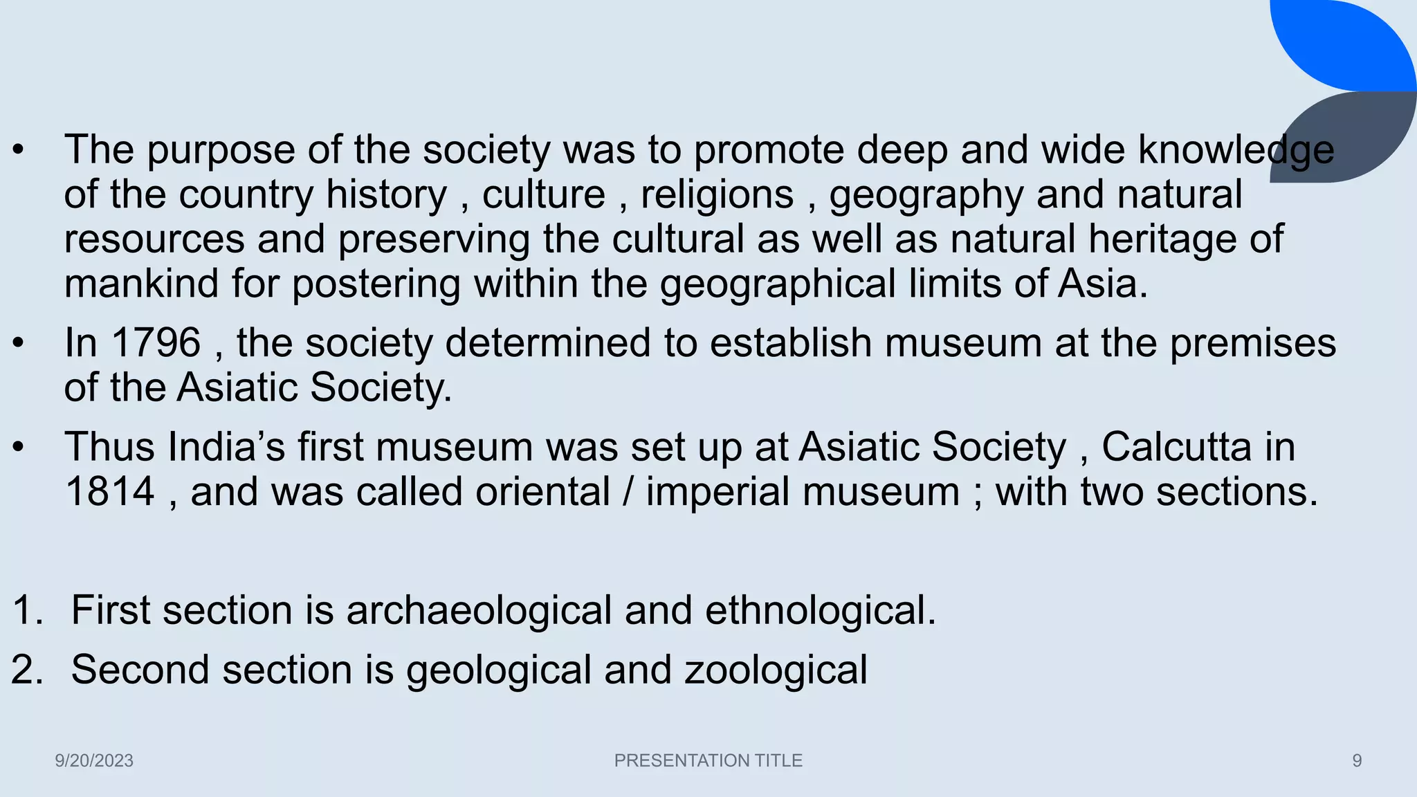 Development of Museums in India.ppt