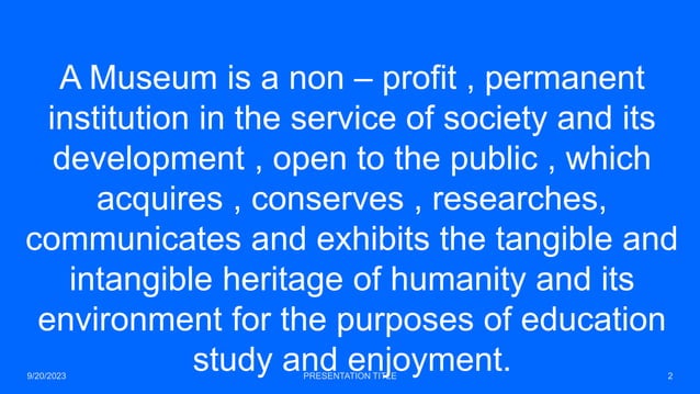 Development of Museums in India.ppt