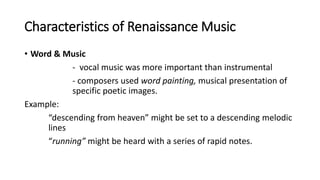 Development of music | PPTX