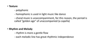 Development of music | PPTX